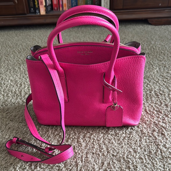 kate spade | Bags | Kate Spade Pink Satchel With Structured Design ...